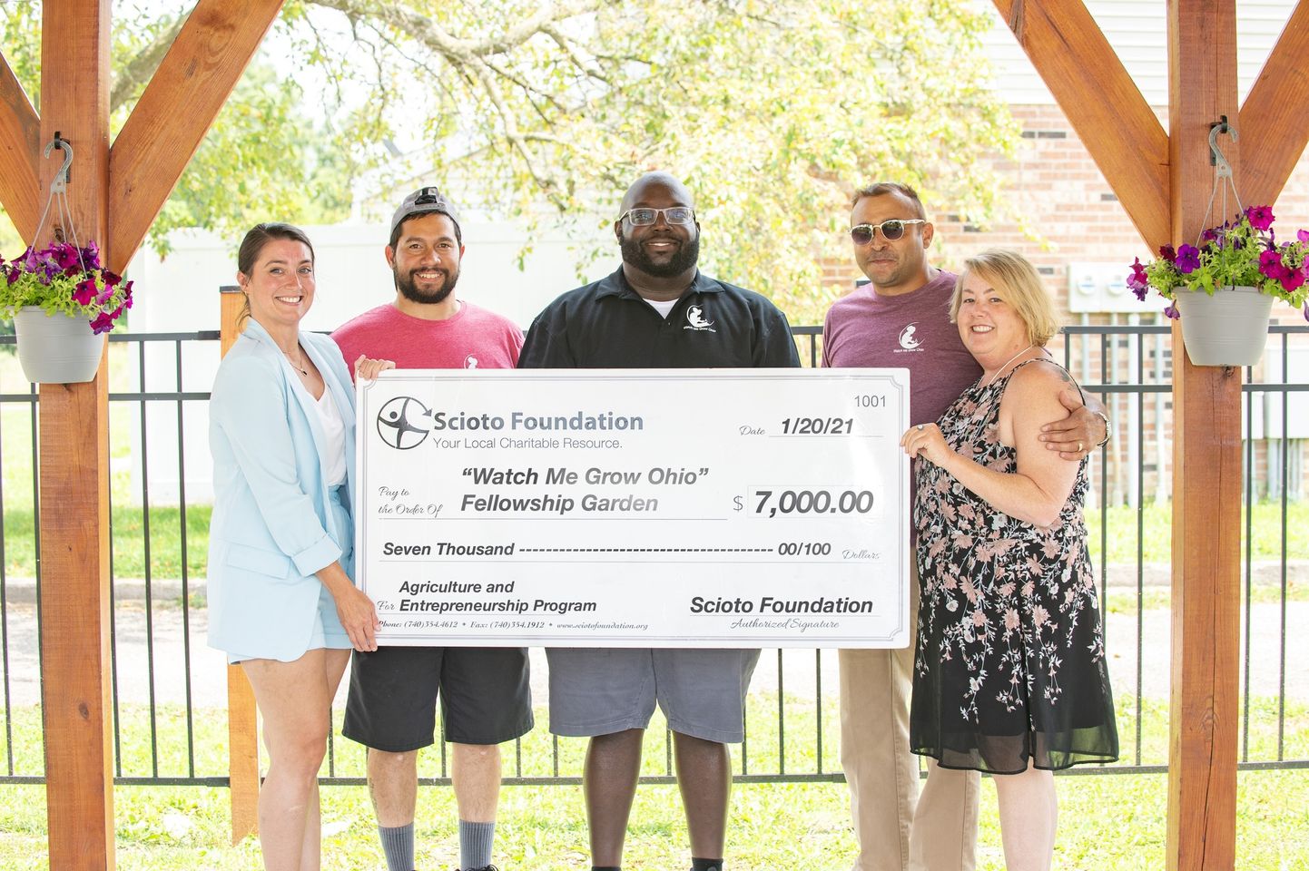 Watch Me Grow Ohio receives $7,000 for concrete work and site excavation - Scioto Foundation