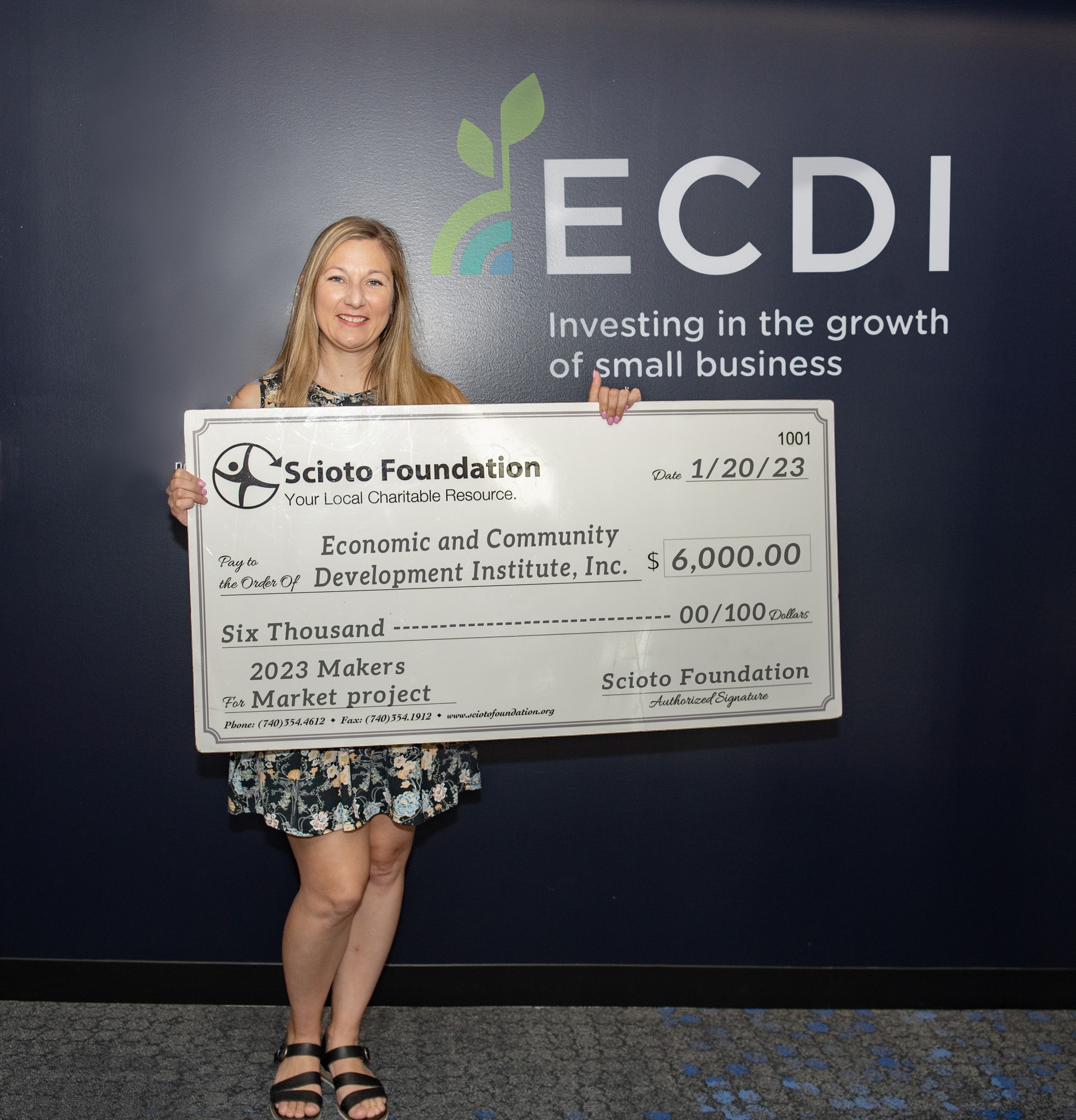 Economic and Community Development Institute, Inc. receives $6,000 ... Economic and Community Development Institute, Inc. receives $6,000 ...